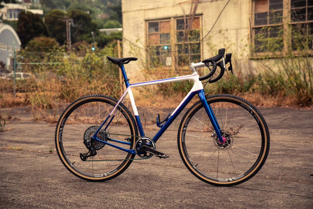 Bike of the Week: A Pink, Blue, and Silver Open UPPER – Above Category